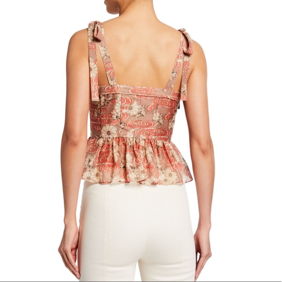 Ulla Johnson | Tops | Ulla Johnson Helia Tieshoulder Peplum Top In ...